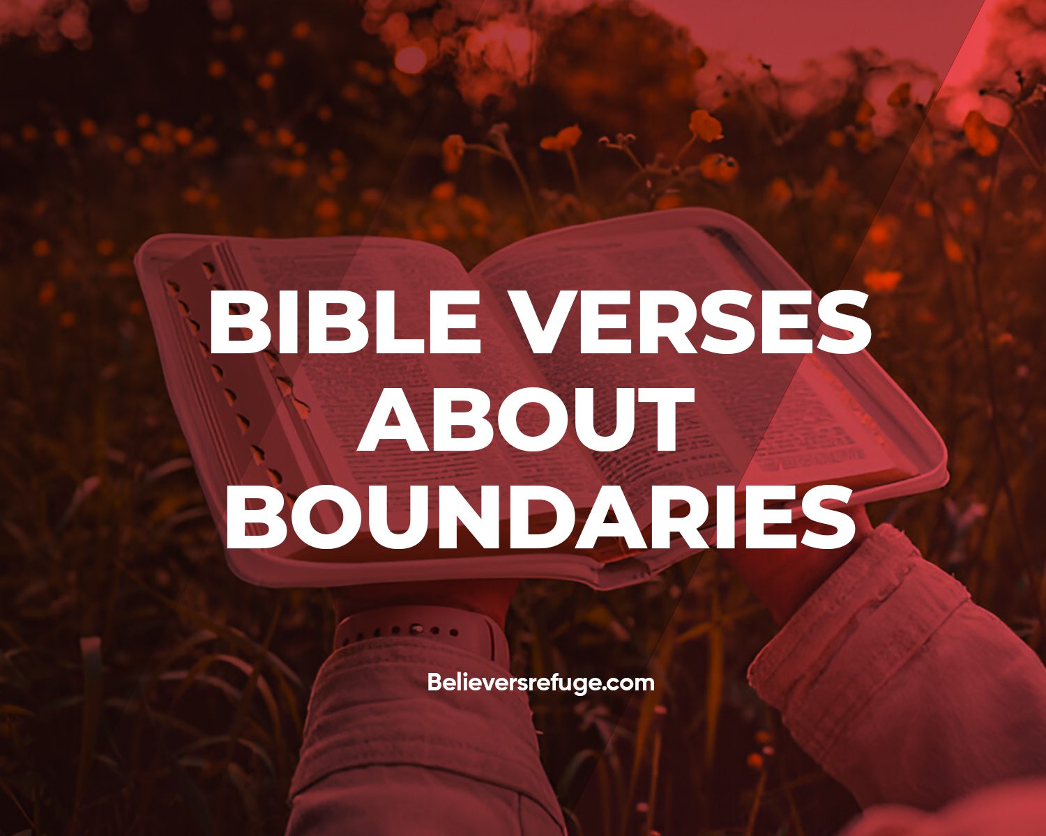 35 Bible Verses About Boundaries - Believers Refuge